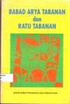 BABAD ARYA TABANAN DAN RATU TABANAN | PUSTAKA BPK XII Kalimantan Barat